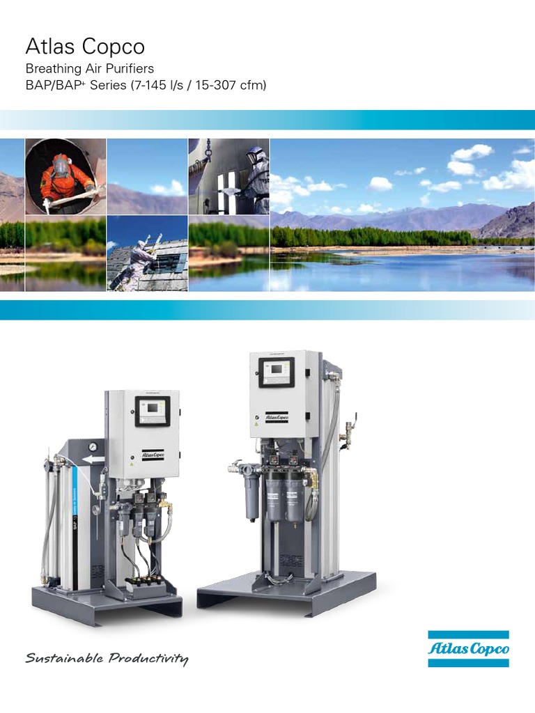 Atlas Copco Purificateur - Air BAP | PDF | Water | Carbon Dioxide