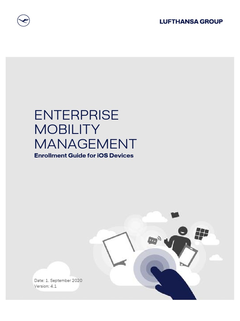 EMM Enrollment Guide for iOS Devices | PDF | Ios | Mobile App