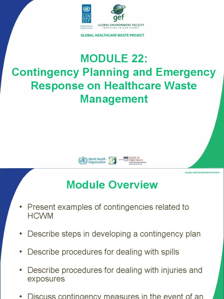 Developing Robust Contingency Plans and Emergency Response Procedures ...