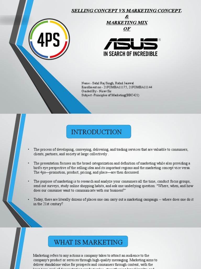 Marketing Mix and 4ps of Asus | PDF | Marketing | Desktop Computer