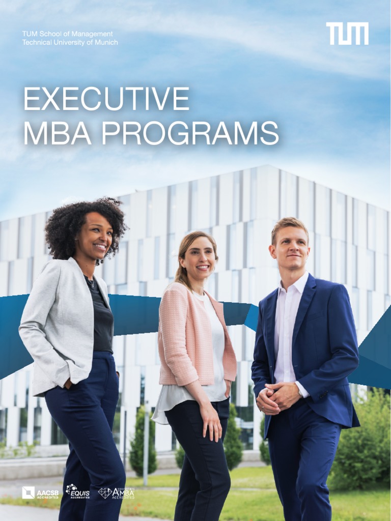 TUM Executive MBA for Leaders | PDF | Master Of Business Administration ...
