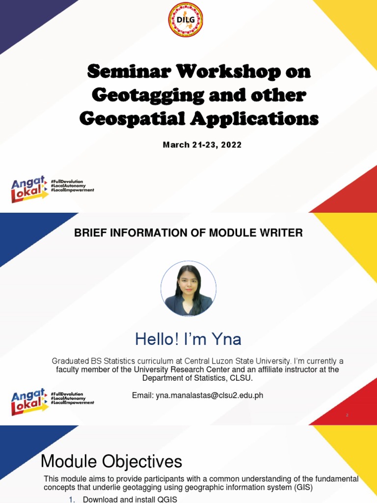 2022 March LM No 2 Getting Familiar With QGIS (DILG Template) | PDF ...