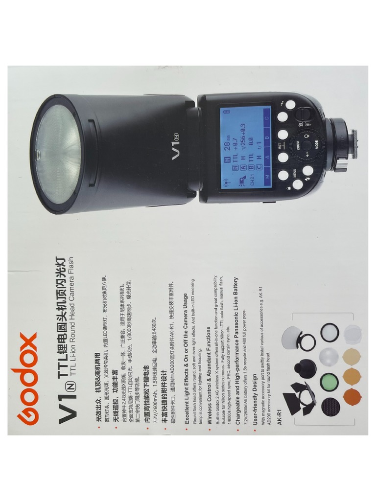 Manual Godox v1 | PDF