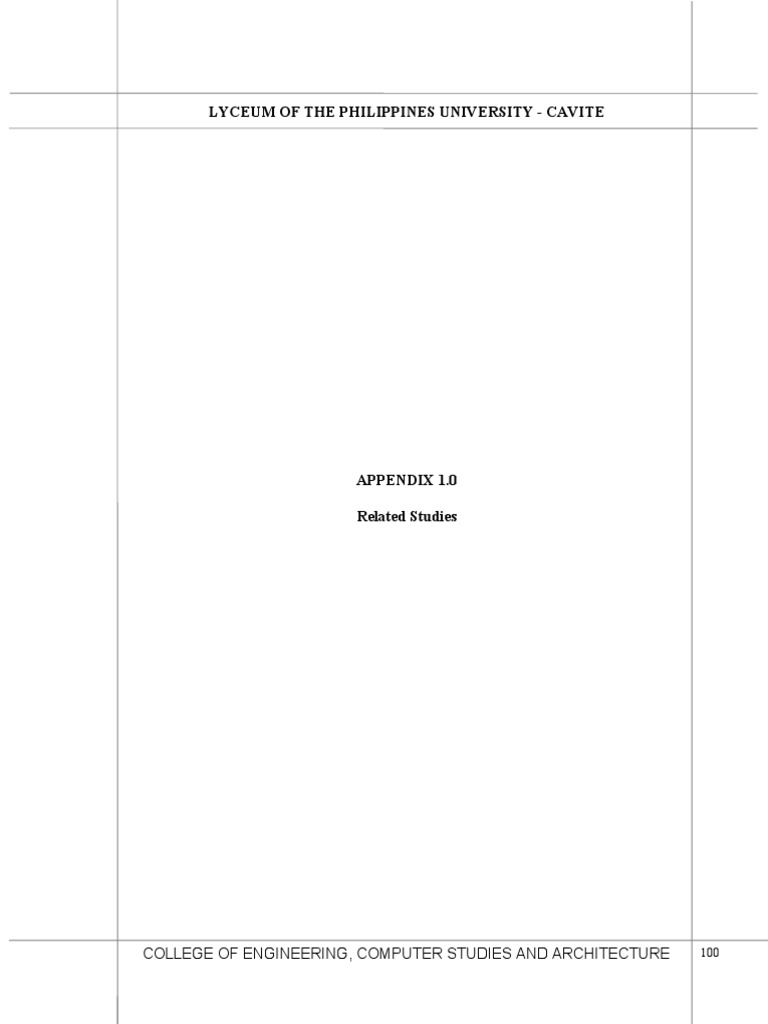 Appendix RRL | PDF | Visual Impairment | Metro Manila