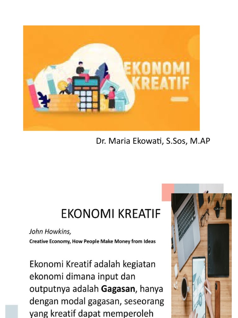Ekonomi Kreatif - Bimtek Medan (4 Nop 2022) | PDF | Ilmu Sosial