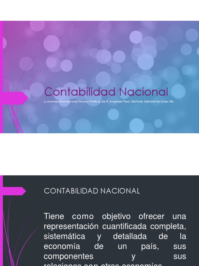 Contabilidad Nacional | PDF | Producto Interno Bruto | Comercio