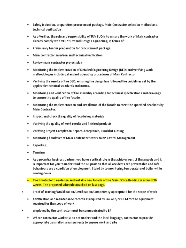Safety Induction and Punch List | PDF | Verification And Validation ...