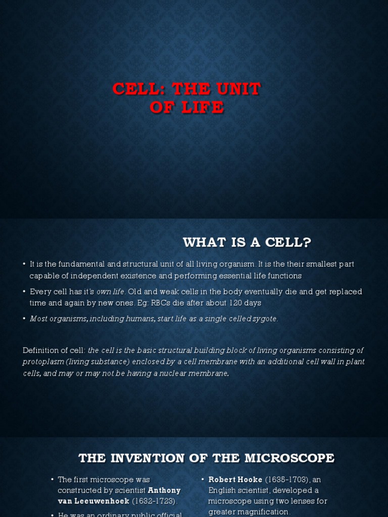 Class 9th Cell - The Unit of Life | PDF | Cytoplasm | Cell Nucleus