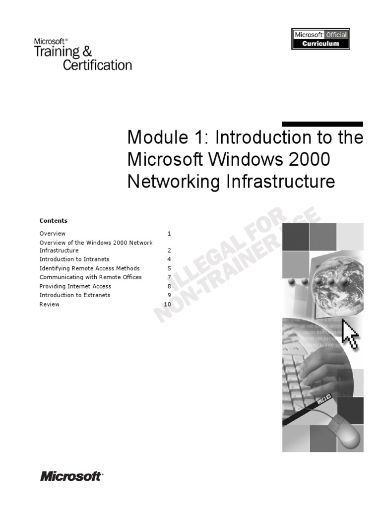 Course 2153 Module 1 | PDF | Computer Network | Internet Protocol Suite