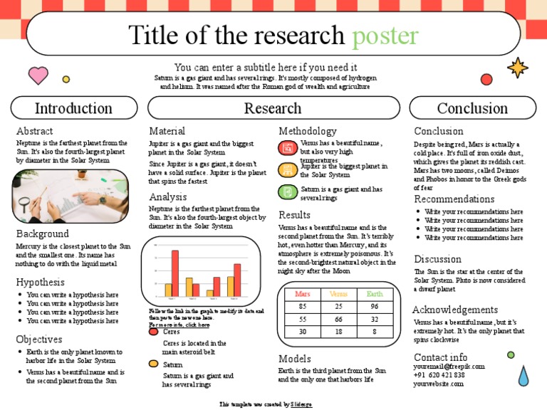 Doodle Research Poster by Slidesgo | PDF | Planets | Solar System