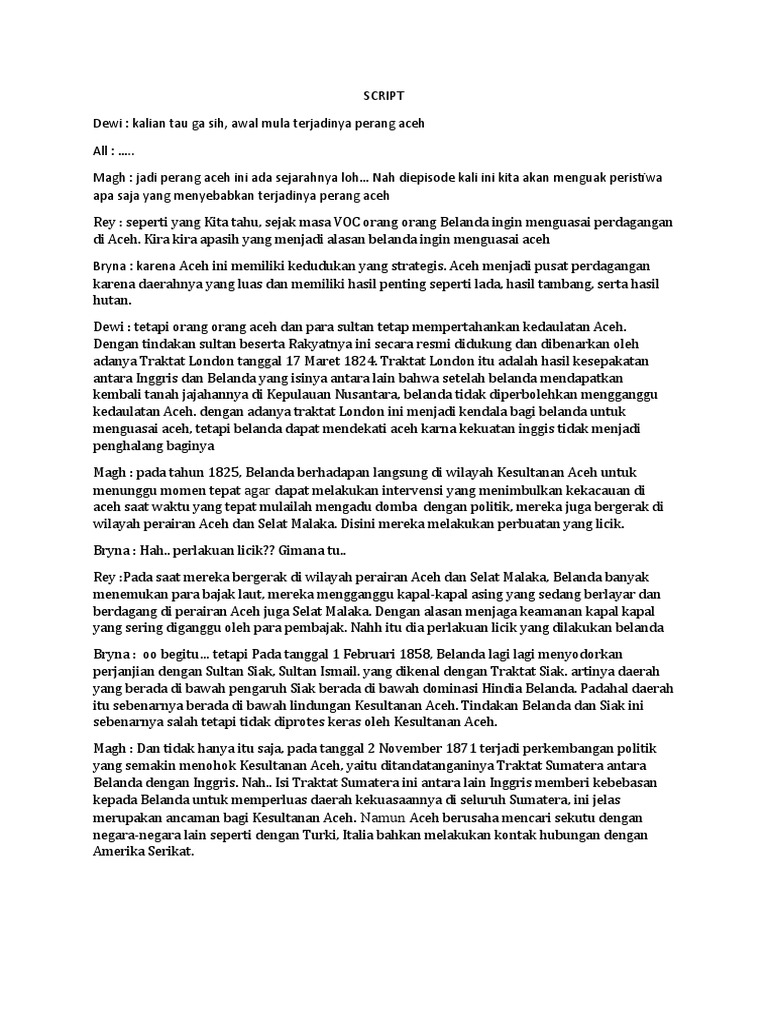 Script Podcast | PDF