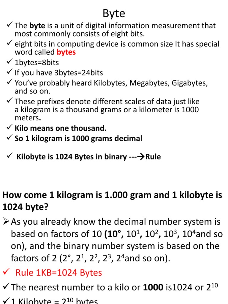 Bytes | PDF | Byte | Ascii