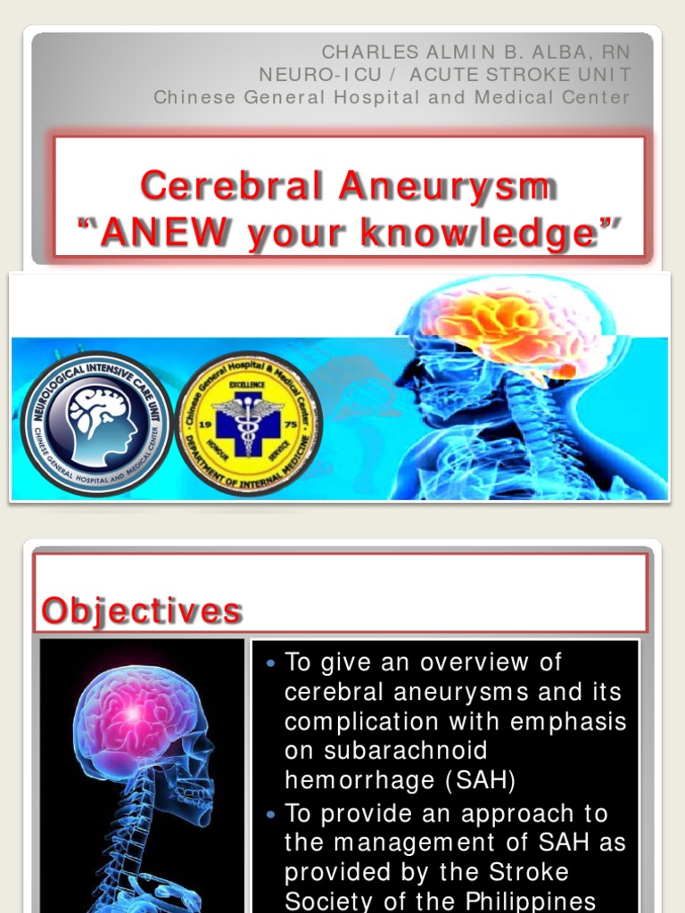 Cerebral Aneurysm | PDF | Stroke | Headache