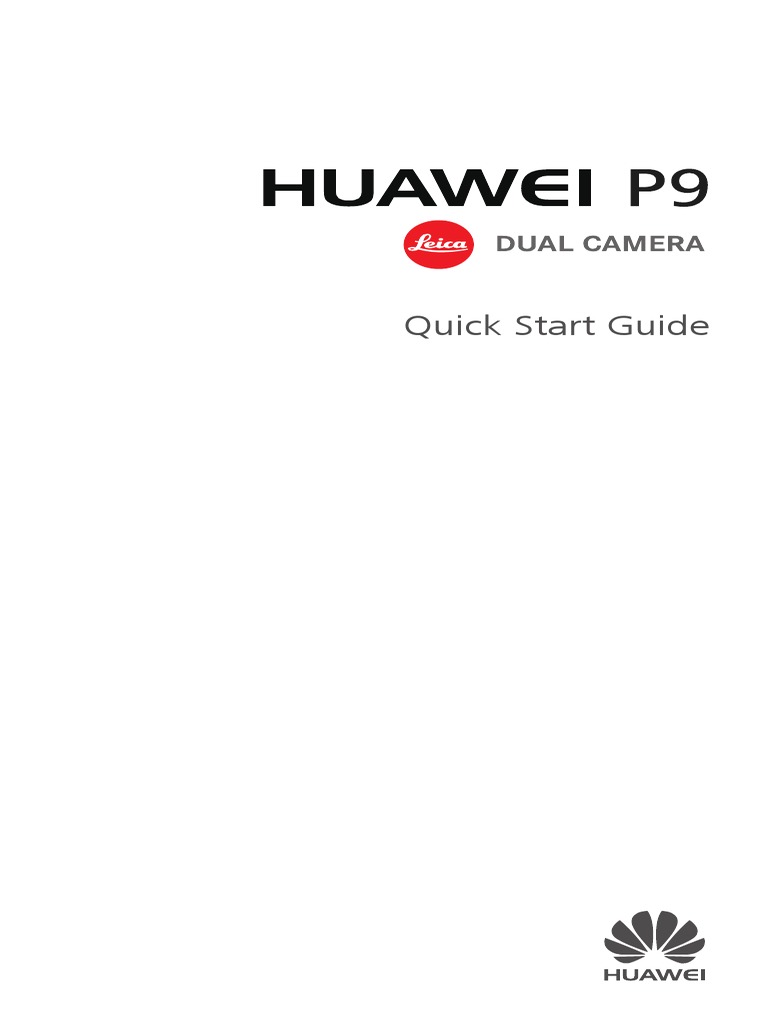 HUAWEI P9 Quick Start Guide | PDF | Computer Security | Security