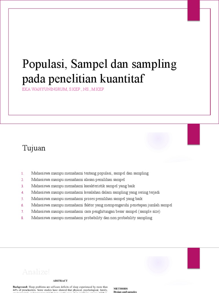 Populasi Dan Sampling | PDF