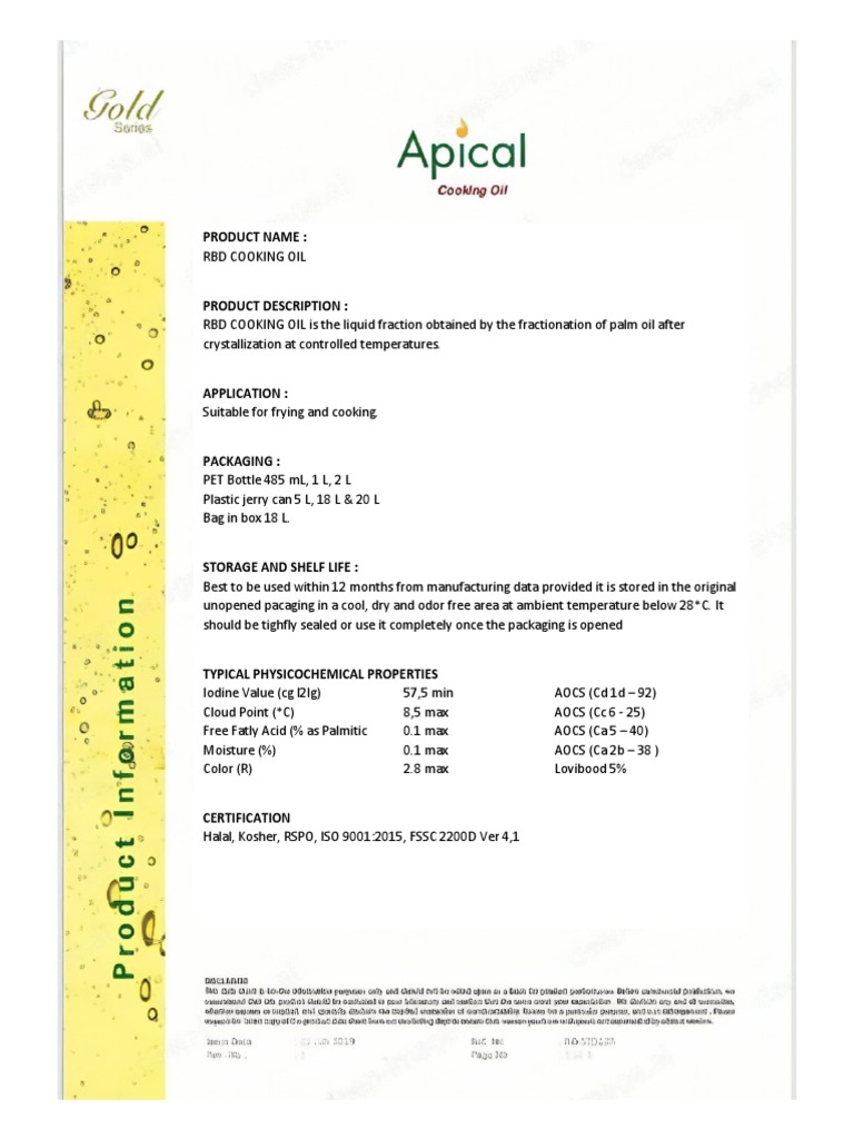Produk Information Apical | PDF