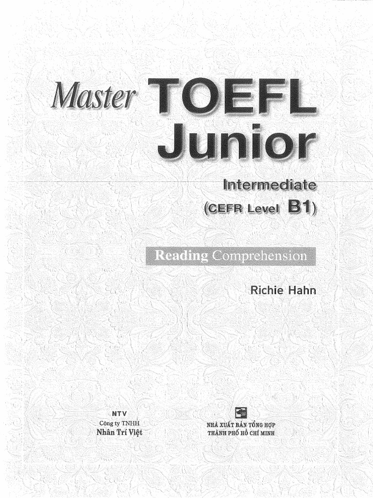 Master TOEFL Junior Intermediate (B1) Reading Comprehension | PDF