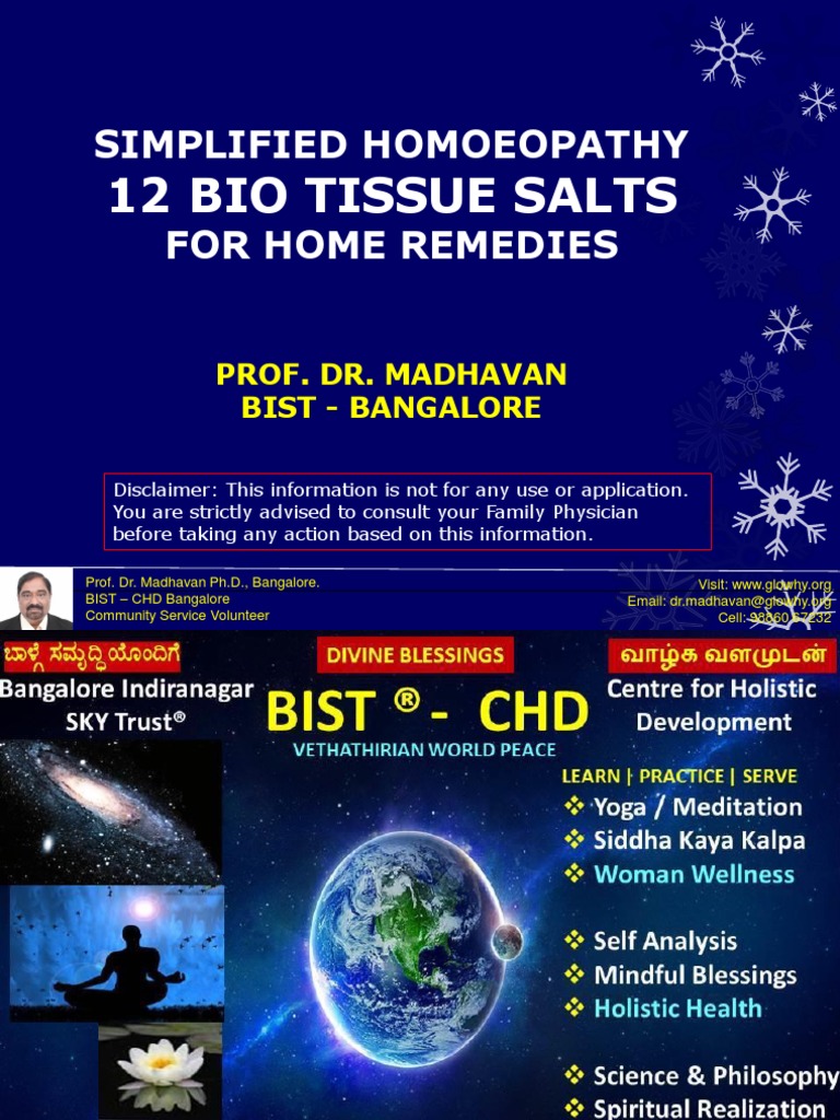 12bio Salts | PDF | Homeopathy | Bile