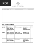 Rubrik Sa Pagtataya NG Role Play | PDF