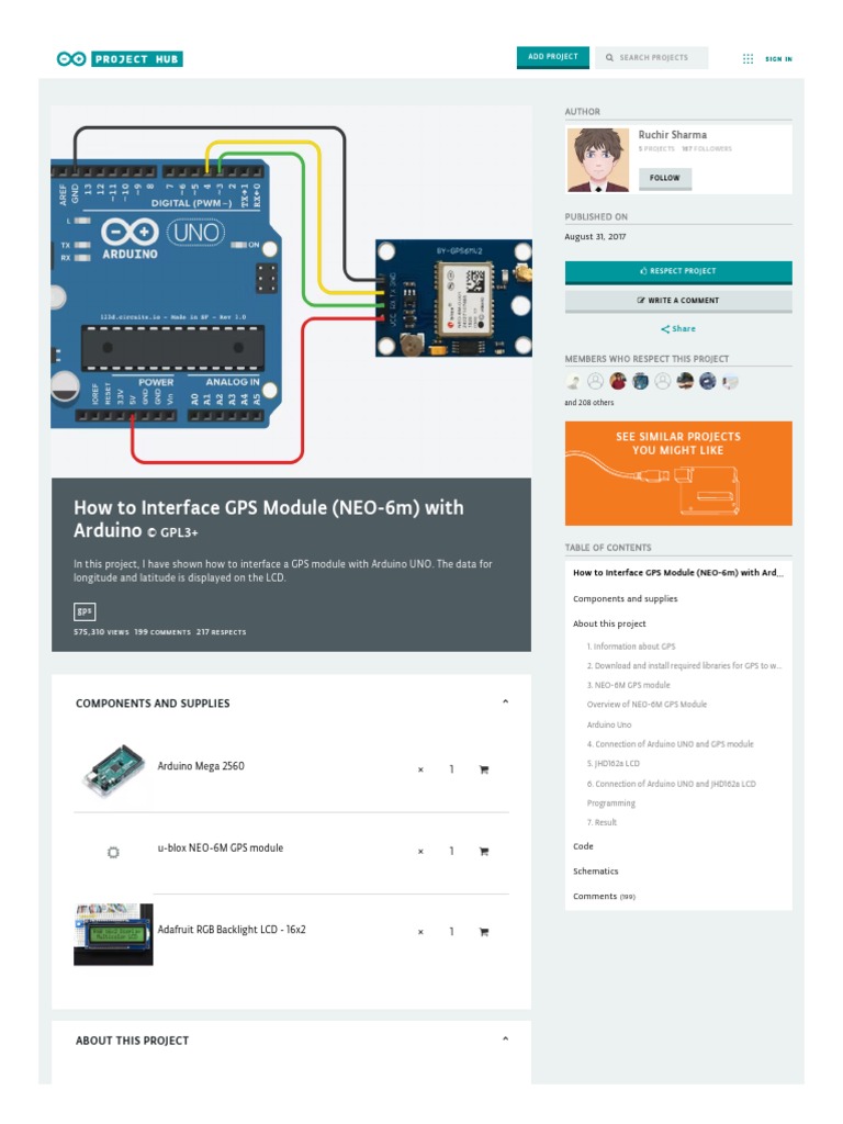 Create Arduino CC Projecthub Ruchir1674 How To Interface Gps Module Neo 6m With Arduino 8f90ad F ...