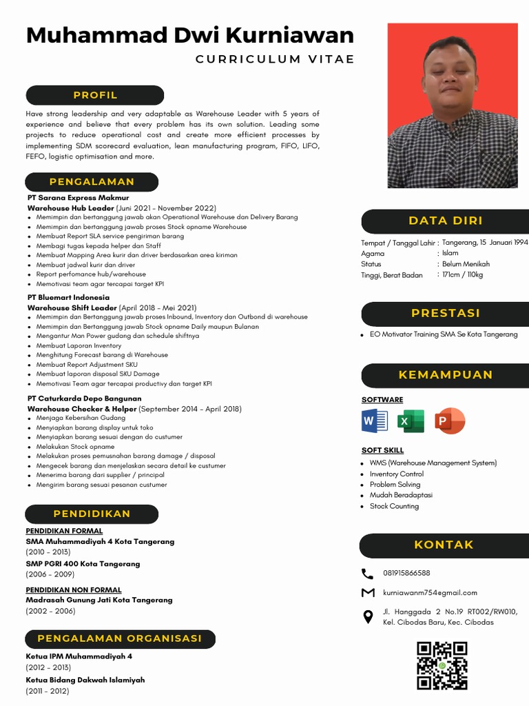 Muhammad Dwi Kurniawan CV | PDF