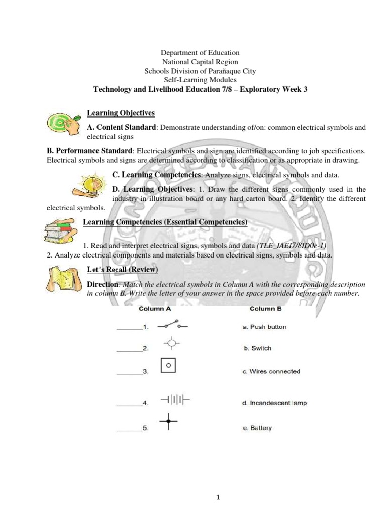 TLE 7 and 8 - EIM - Week3 | PDF | Watt | Volt