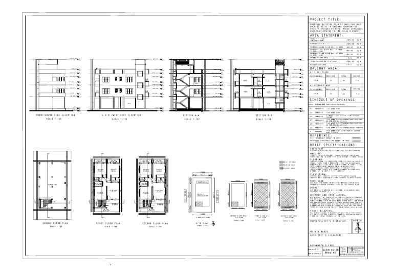 21 - Submission Drawing, Approval Drawing | PDF | Buildings And ...