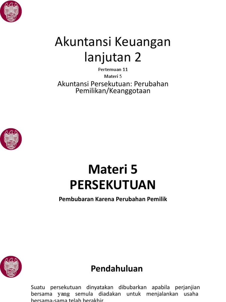 Materi Pertemuan 11, AKL 2 | PDF