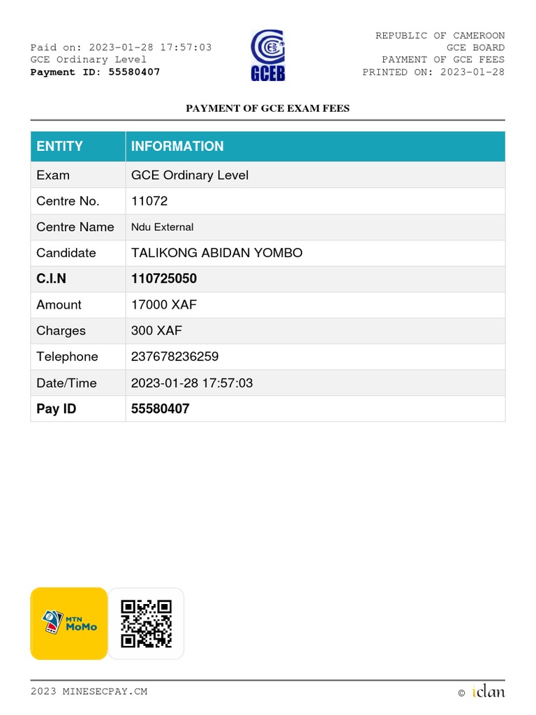 Talikong Abidan Yombo | PDF