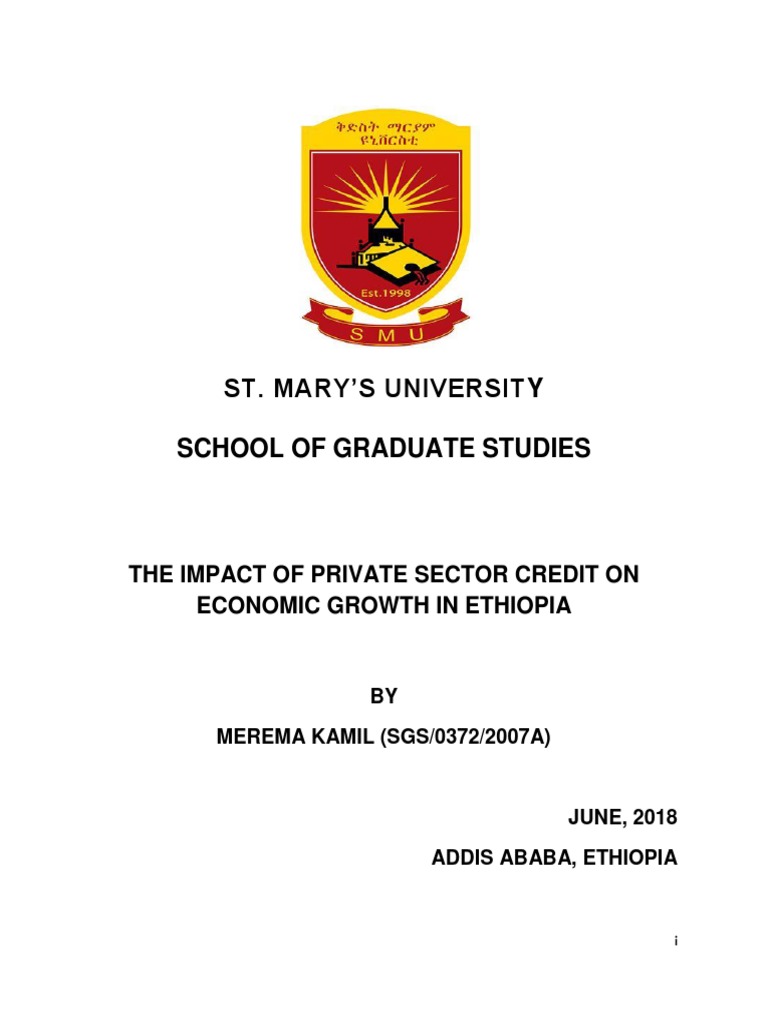 MEREMA KAMIL FINAL THESIS JUNE, 2018 THE IMPACT OF PRIVATE SECTOR ...