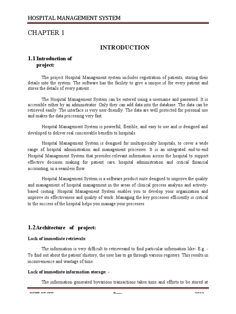 Hospital Management System Download Free Pdf Software Testing Html