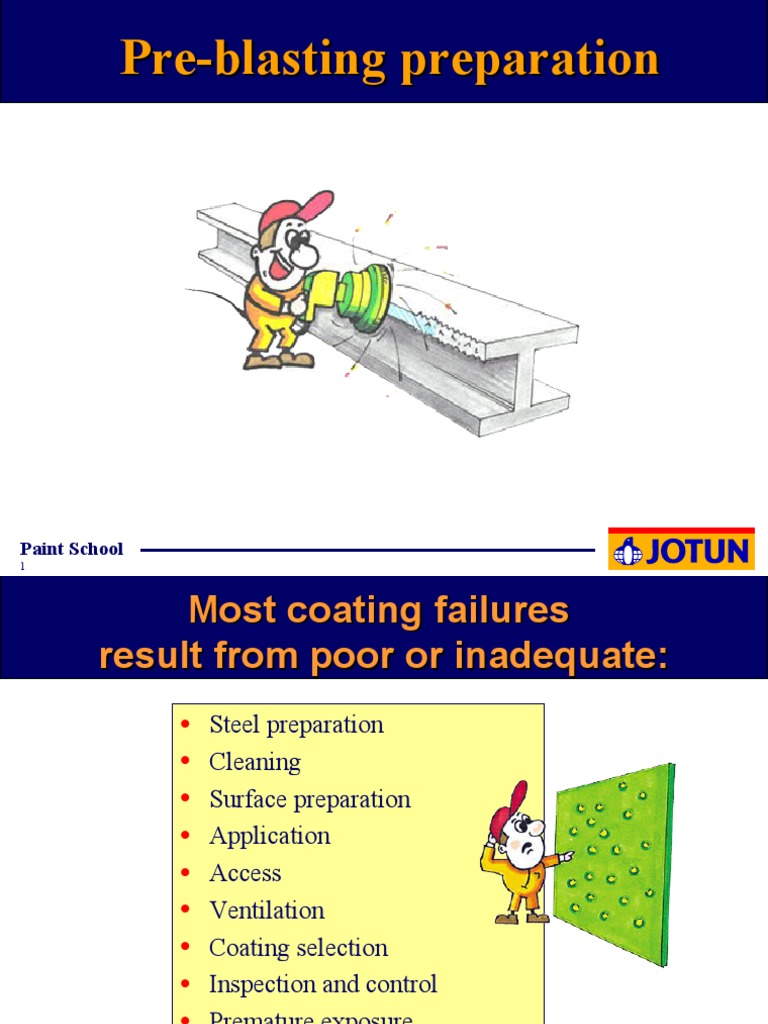 Pre-Blasting Preparation Guide | PDF | Corrosion | Paint