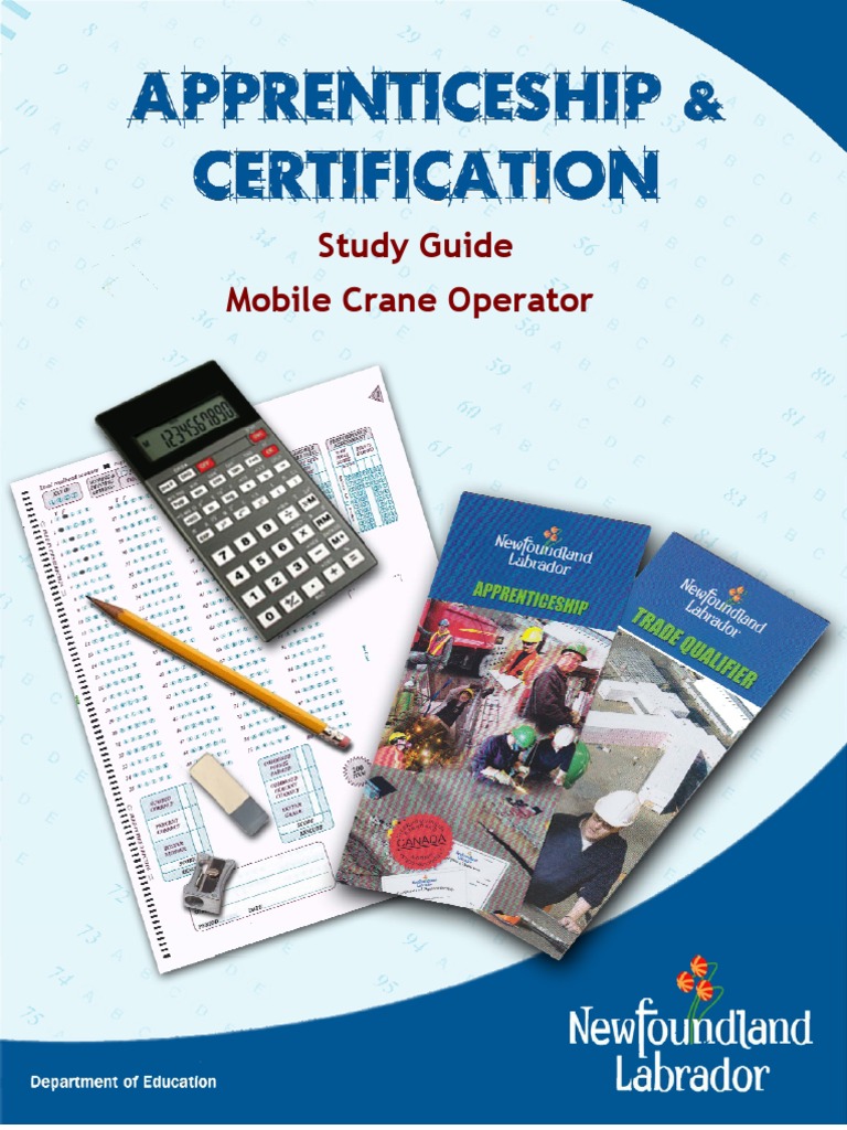 Mobile Crane Operator Exam Study Guide | PDF | Crane (Machine) | Test ...