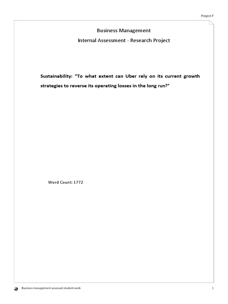 IA Example (Uber) | PDF | Profit (Economics) | Economic Growth