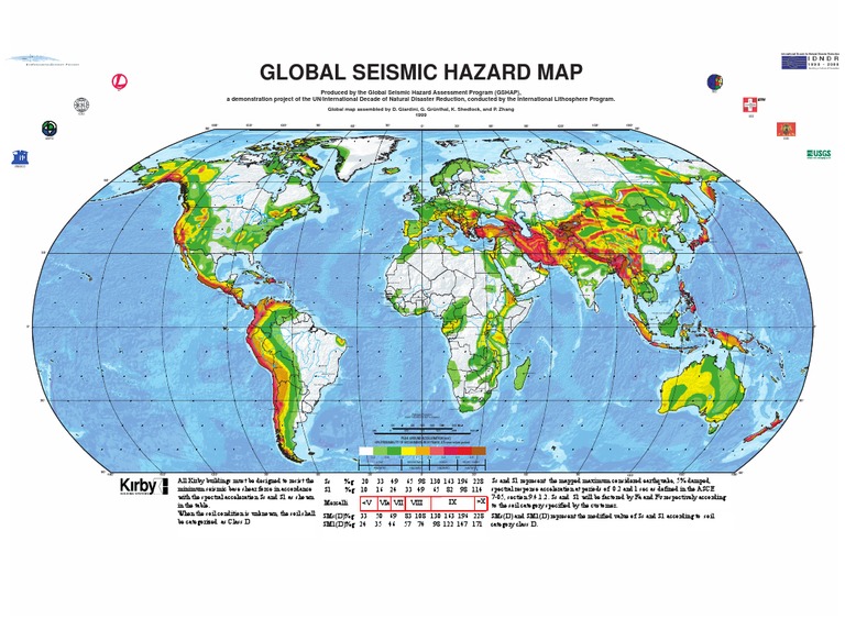 Global Seismic Hazard Map r1 | Geotechnical Engineering | Geophysics