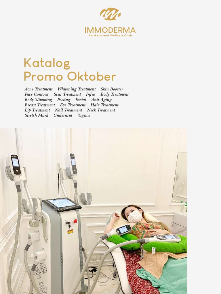 Katalog Perawatan Klinik Immoderma | PDF
