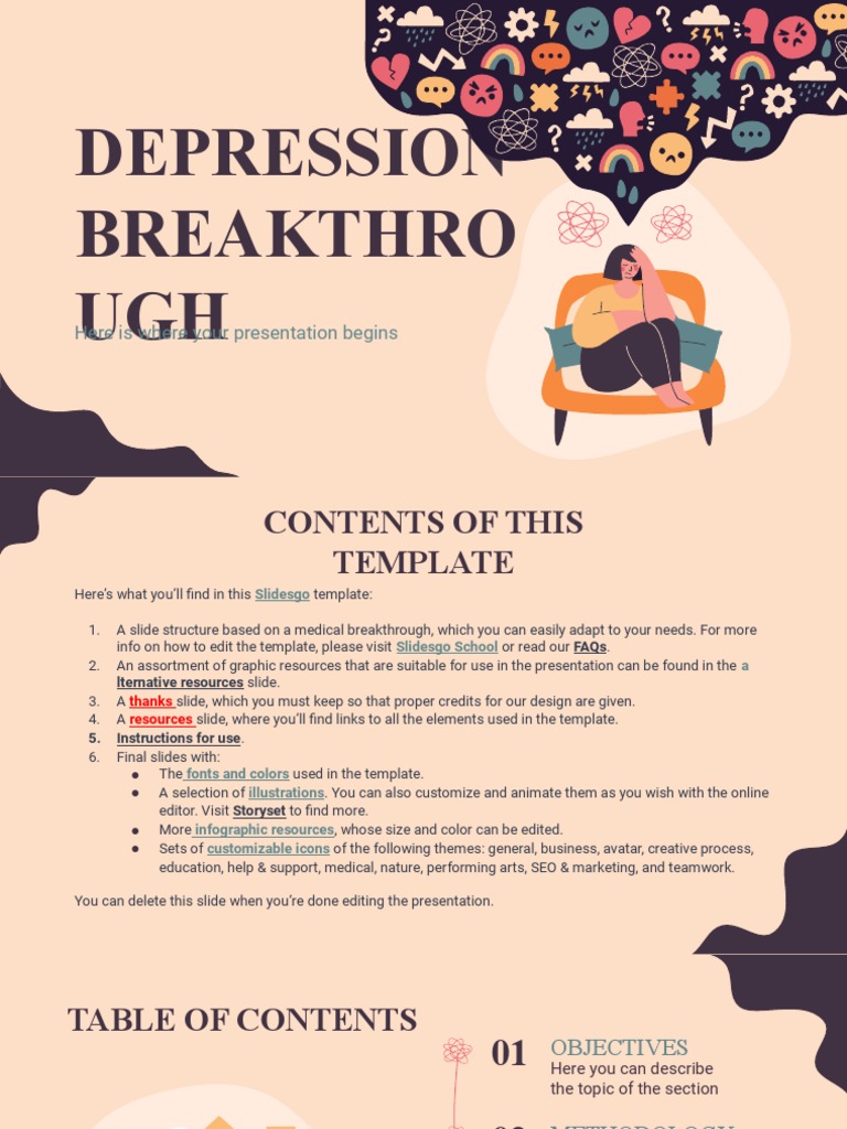 Depression Breakthrough XL by Slidesgo | PDF | Planets | Solar System