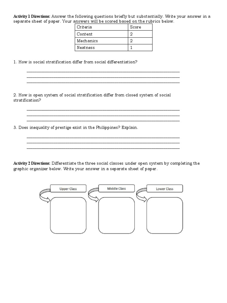 Week 2 3 Activities | PDF