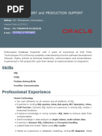Deva Resume | PDF | Pl/Sql | Databases
