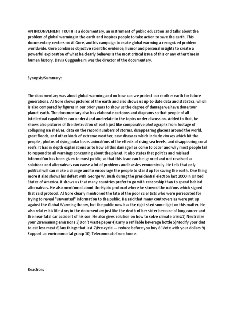 Chem 17 Reaction Paper | PDF | Life | Climate Change