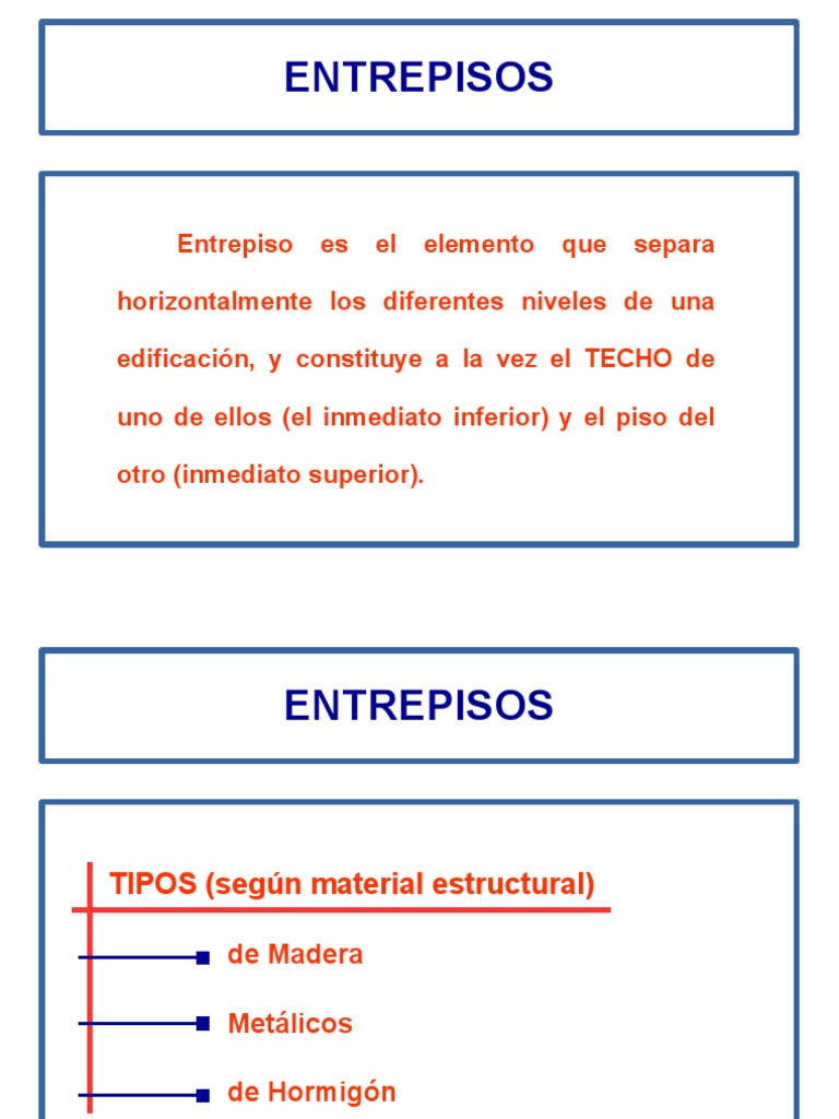 Entrepisos | PDF