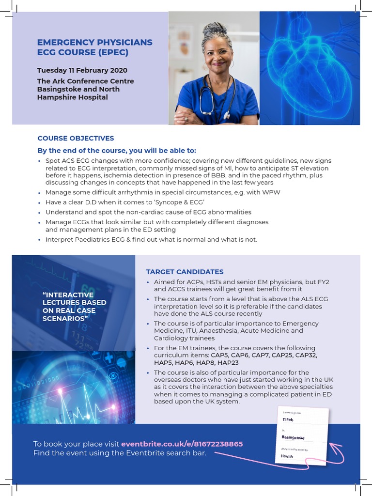 Emergency Physicans ECG Course (EPEC) | PDF | Electrocardiography ...