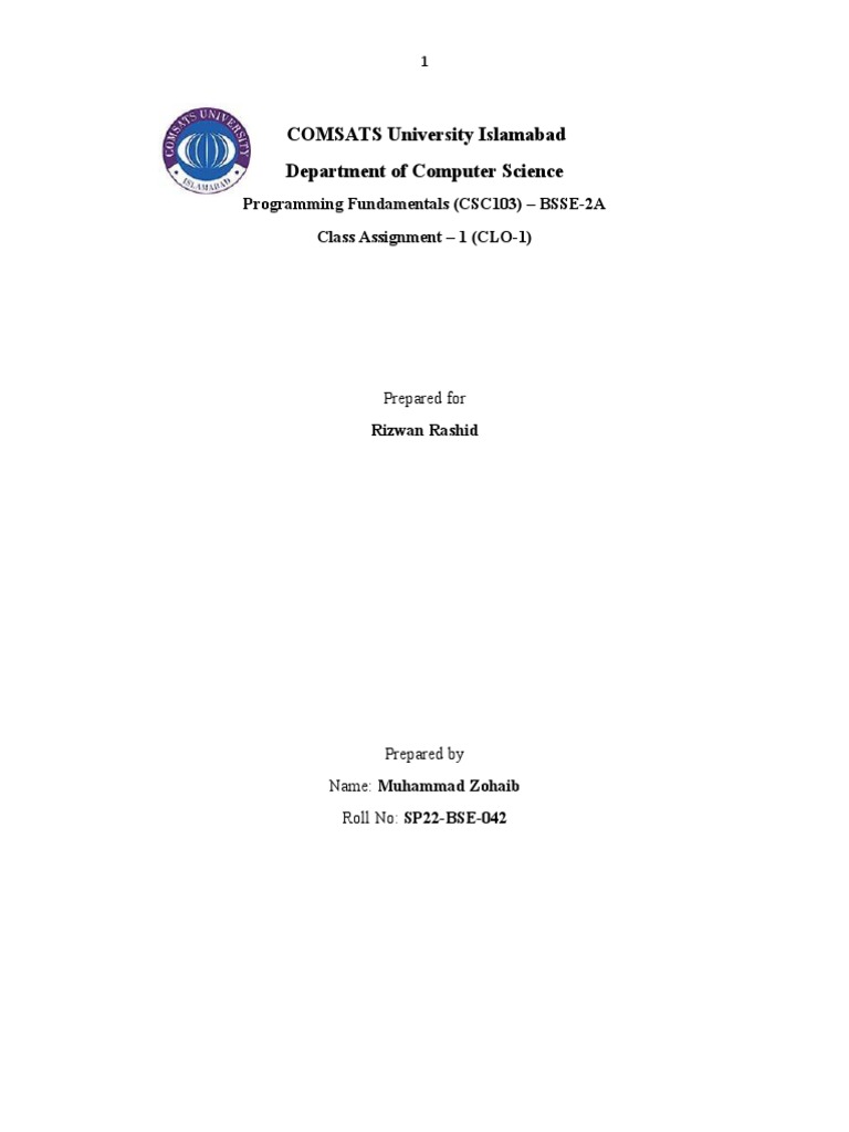 Assignment 1 | PDF | Computer Engineering | Information Age