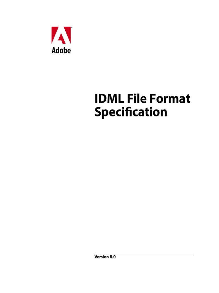 Idml-Specification - Indesign XML | PDF | Copyright | License