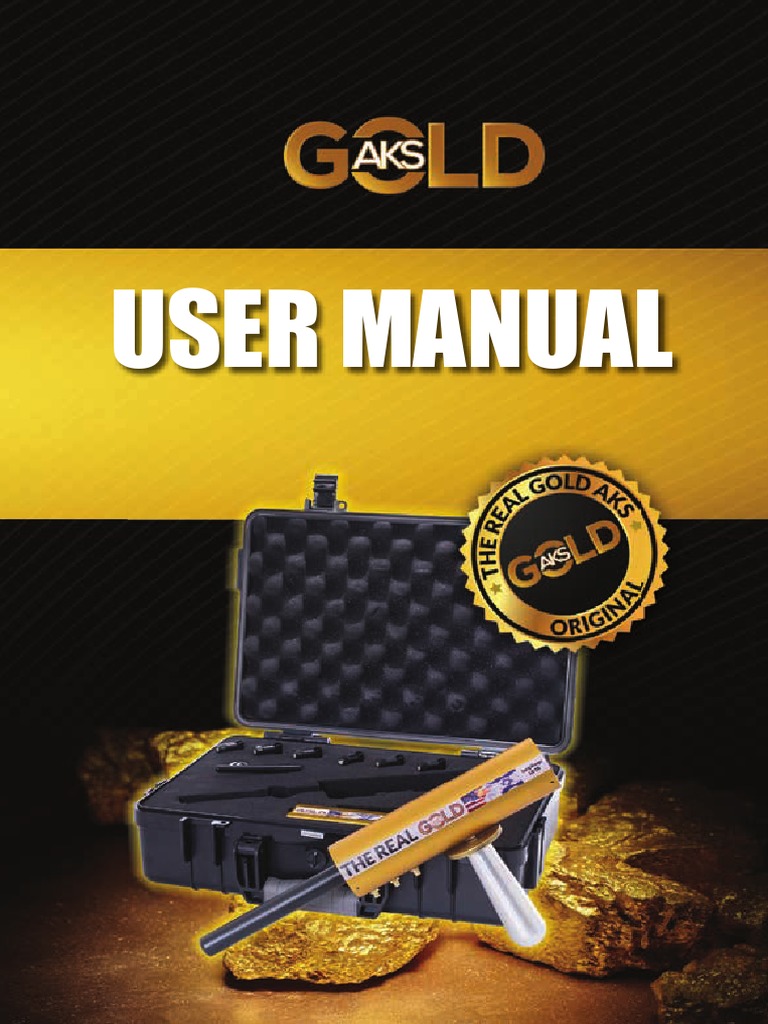 Gold AKS Metal Detector Users Manual en | PDF | Antenna (Radio) | Filter (Signal Processing)