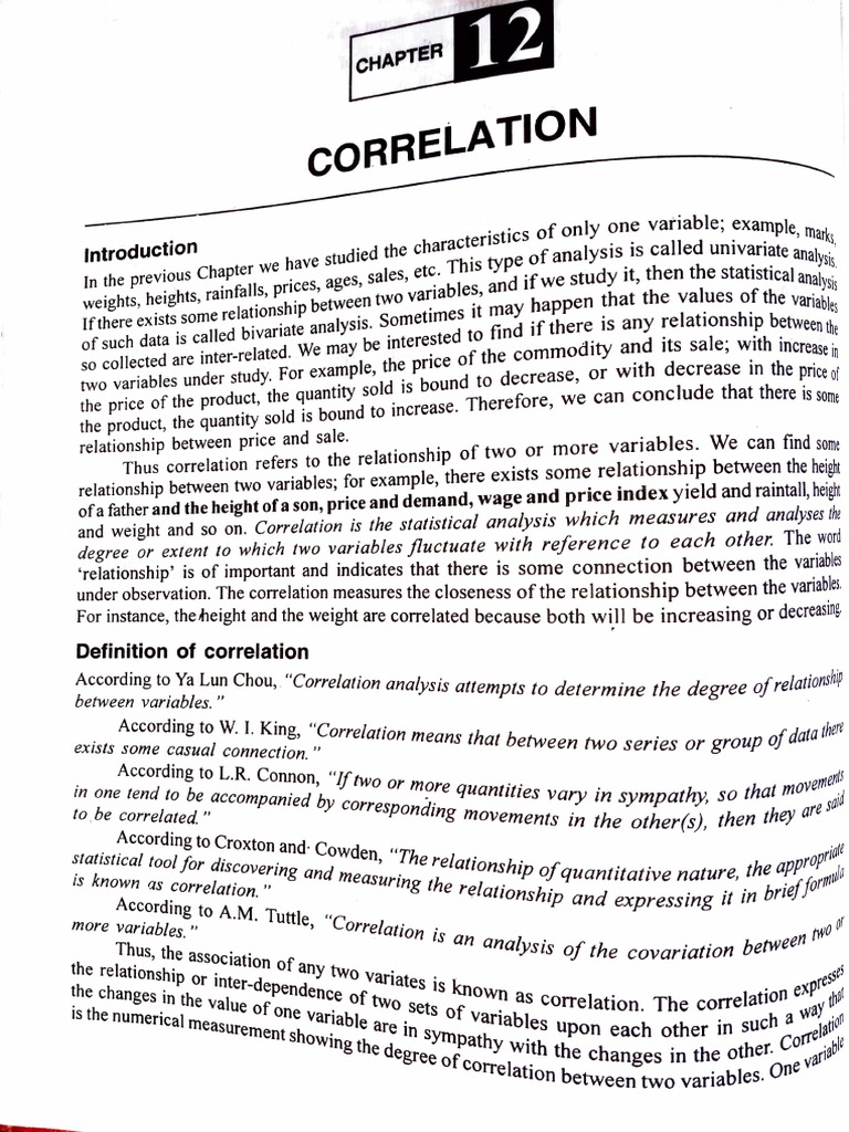 CORRELATION | Download Free PDF | Scatter Plot | Statistics