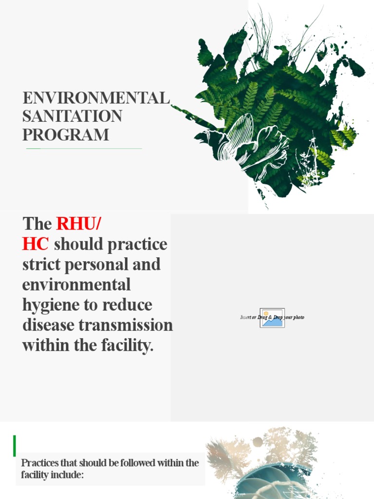 Environmental Sanitation Program | Download Free PDF | Sanitation | Water