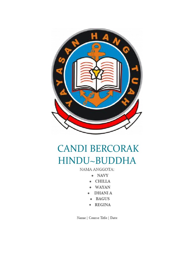 Contoh Candi Bercorak Hindu di Indonesia | PDF