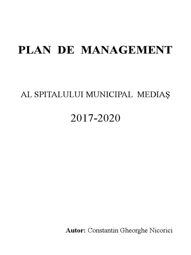 Plan Management | PDF