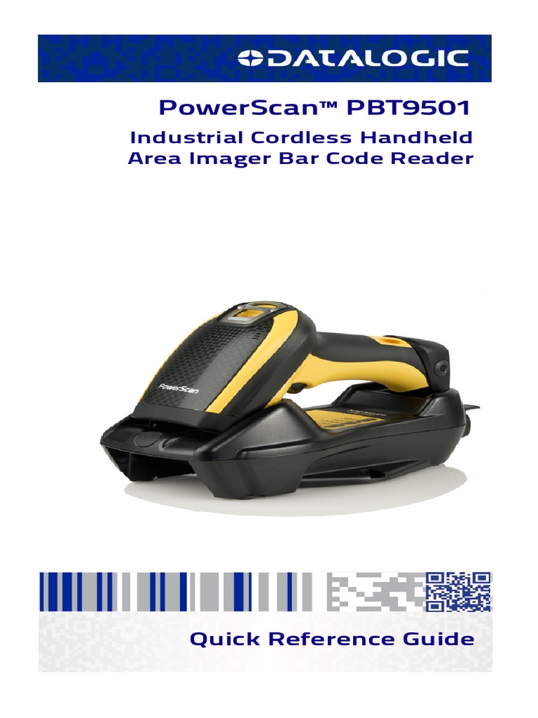 PowerScan PBT9501 Quick Reference Guide (ENG) | PDF | Trade Secret ...